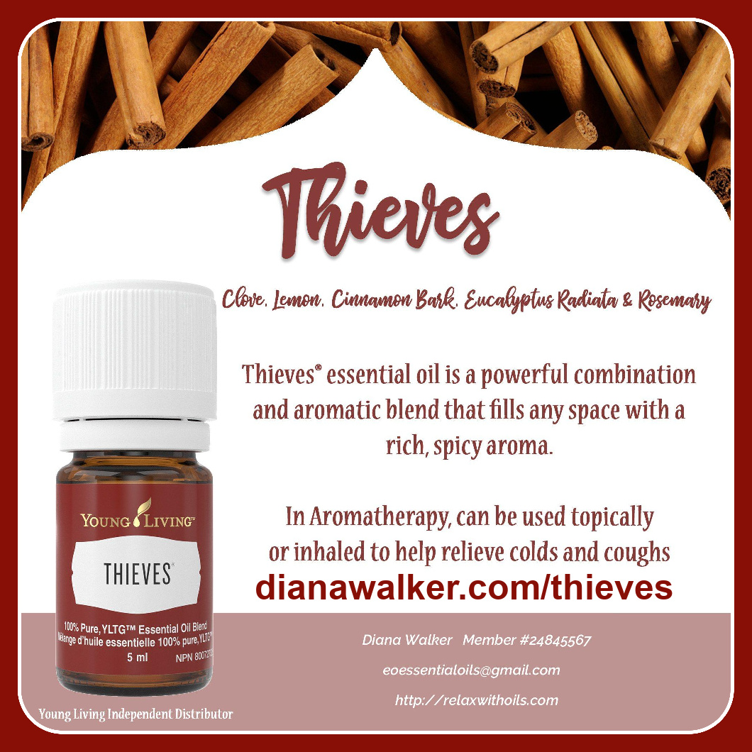 Thieves Essential Oil - Diana Walker Sunrider Nutrition Leader ...